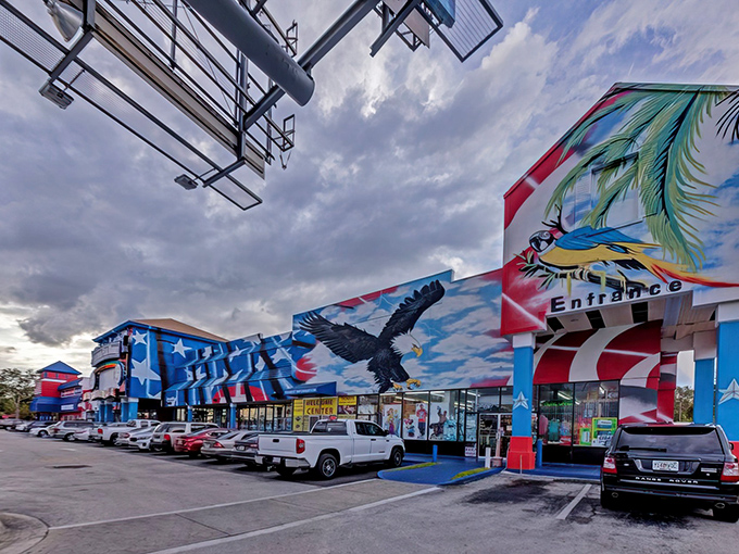 The colorful exterior murals aren't just decoration&mdash;they're a promise of the cultural melting pot waiting inside this Kissimmee treasure trove.