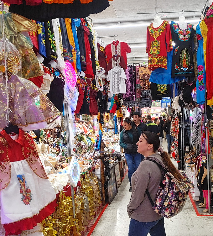 Step inside and enter a world where cultures collide in the most delightful way&mdash;vibrant textiles and colorful dresses create a feast for the eyes.