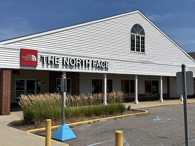 The North Face outlet stands ready to outfit your next adventure, real or imagined.