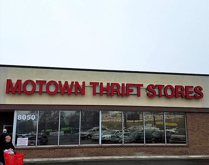 That red signage isn't just advertising - it's practically a beacon calling every bargain hunter within a fifty-mile radius.