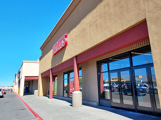 The unassuming tan exterior of Savers in Reno hides a treasure trove within. Like a casino without the losing, this is where budget-conscious Nevadans hit the jackpot.