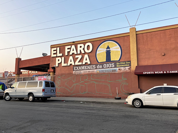 The unassuming terracotta exterior of El Faro Plaza belies the treasure trove within. Like a lighthouse guiding shoppers to retail salvation.