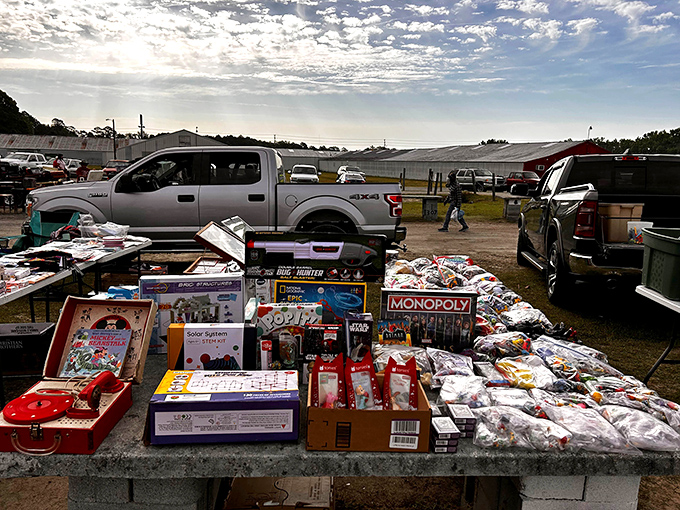 The ultimate treasure hunt unfolds under Carolina blue skies, where one person's castoffs become another's prized possessions. Welcome to weekend shopping nirvana. 
