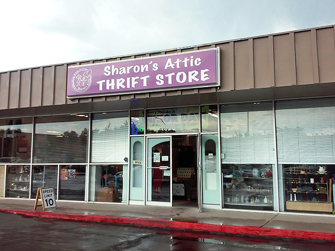 Where retail therapy meets actual therapy—Sharon's Attic promises treasures that won't require a call to your financial advisor.