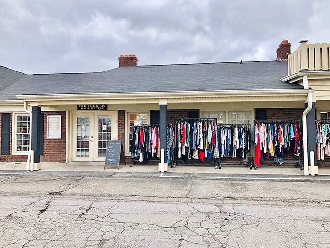 Behind this charming brick facade lies Indianapolis' best-kept secret for fashion treasure hunters.