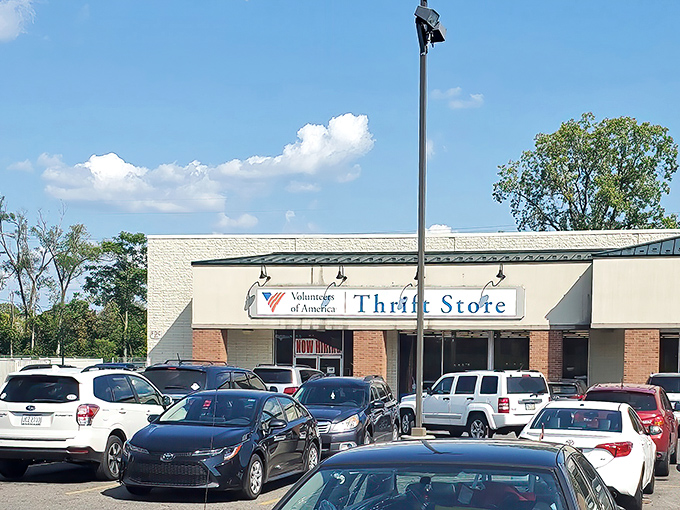 The unassuming storefront belies the wonderland within. Like a treasure chest disguised as a strip mall tenant, this Columbus gem awaits the curious bargain hunter.