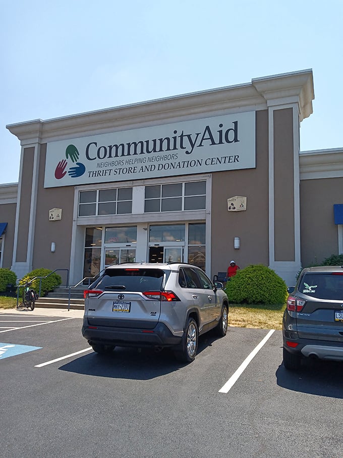 The unassuming exterior of CommunityAid hides a treasure trove within&mdash;like finding a designer wallet with the tags still on for $3.99.