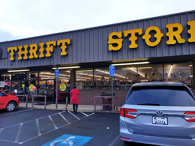 Those bold yellow letters aren't just signage&mdash;they're a siren call to treasure hunters across Virginia, promising adventures in bargain paradise.