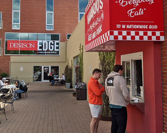 The walk-up window experience at Wario's feels like discovering a secret club where the password is "I'm hungry" and the reward is delicious.