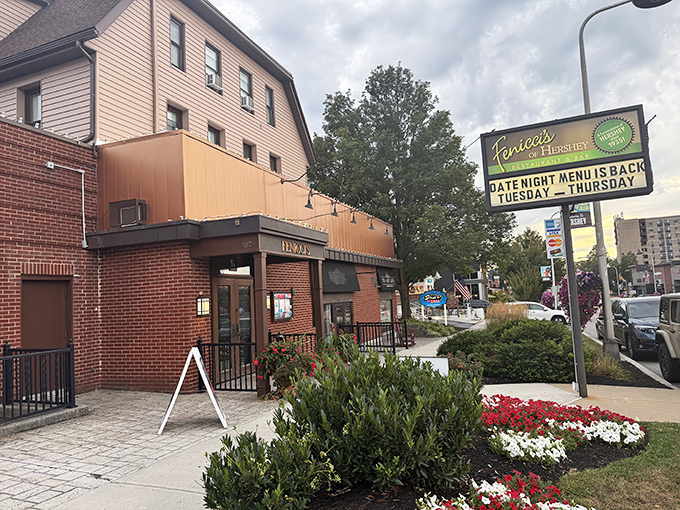 Fenicci's brick exterior welcomes you like an old friend who happens to make the best Sunday gravy in town.