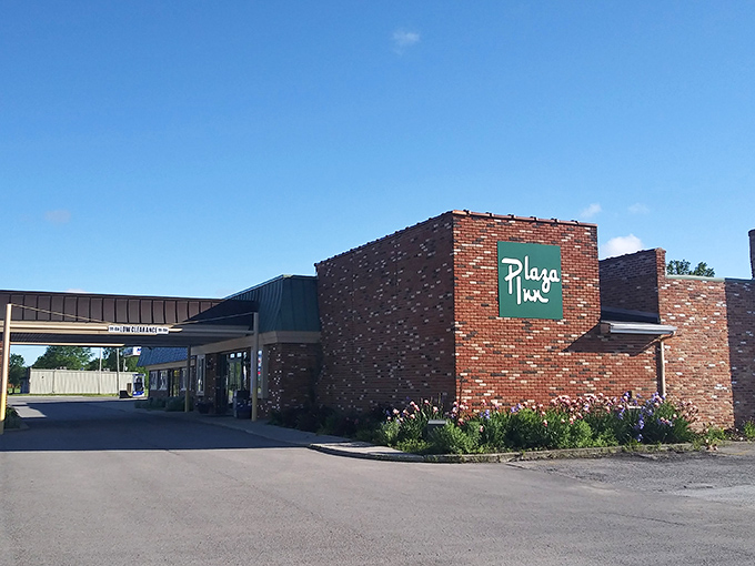 The unassuming brick exterior of Plaza Inn in Mt. Victory might fool you, but locals know this modest building houses culinary treasures worth the drive.