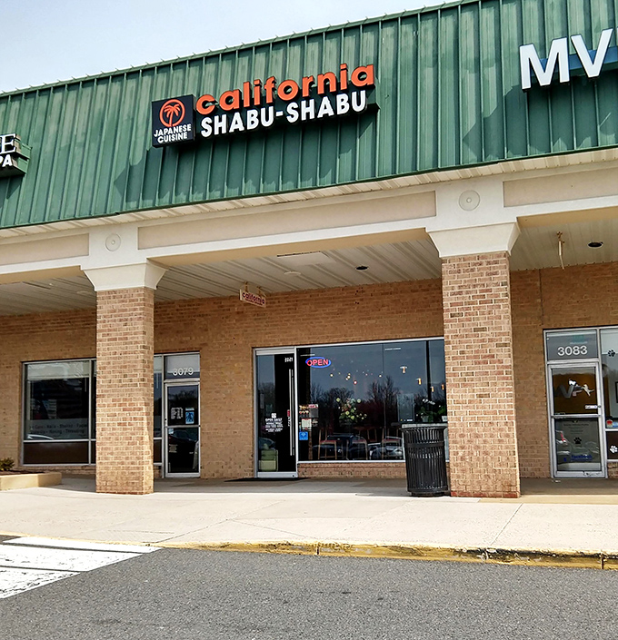The unassuming storefront belies the culinary adventure within. Like finding a secret portal to Japan in a Fairfax strip mall.