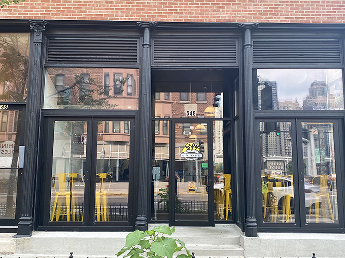 The unassuming storefront on Wells Street hides Chicago's beef royalty behind those sleek black frames and bright yellow chairs &ndash; like finding the Hope Diamond in your sock drawer.