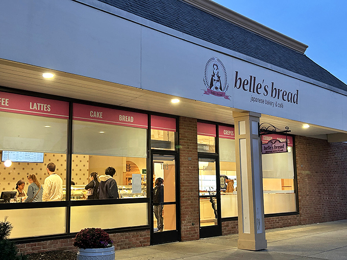 Belle's Bread's unassuming storefront hides a wonderland of Japanese pastry magic, like finding Narnia in a strip mall.