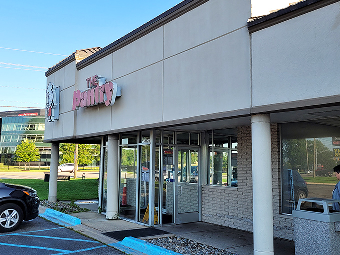No fancy facade needed when what's inside is this good. The Pantry's simple storefront hides a treasure trove of breakfast delights.