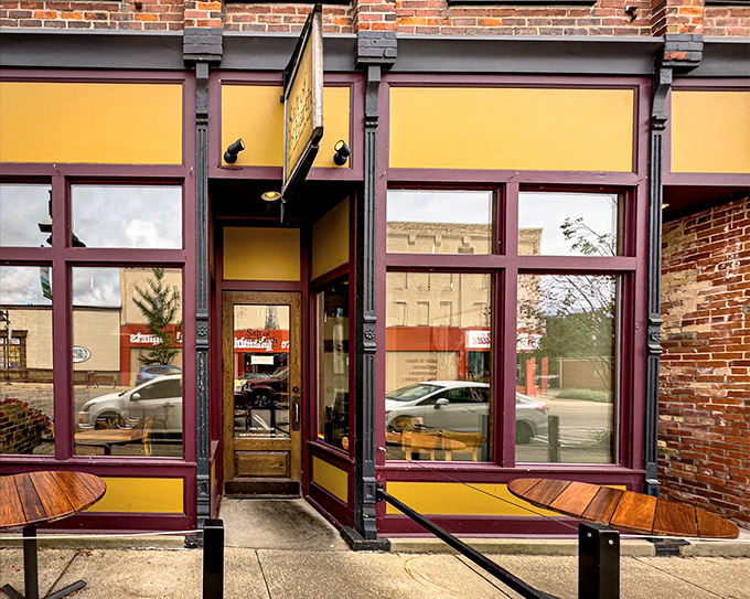 The warm yellow facade and exposed brick of Salt of the Earth beckons like a culinary lighthouse on Fennville's Main Street. Small-town charm, big-city flavors await.