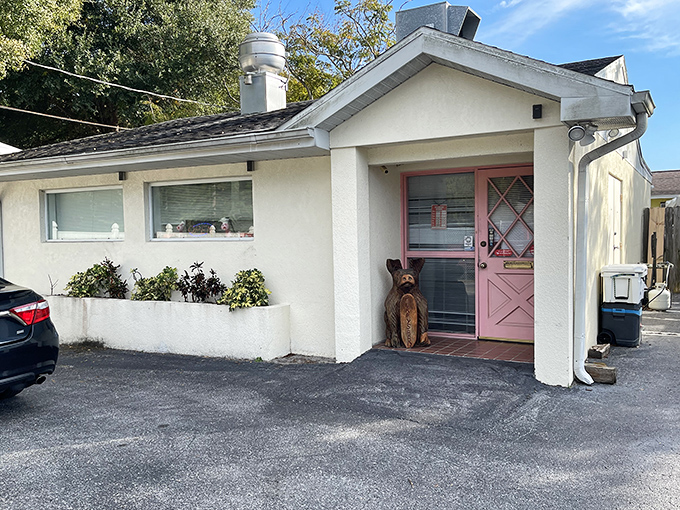 The unassuming exterior of Perry's hides barbecue treasures that would make even the most stoic Floridian weep with joy.