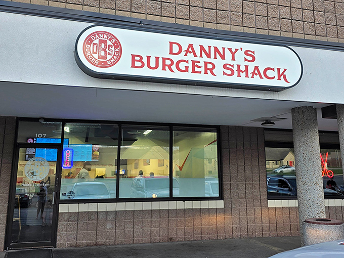 The unassuming storefront of Danny's Burger Shack might not stop traffic, but what happens inside will stop you in your tracks.