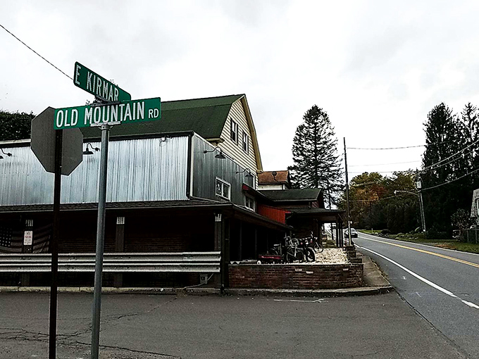The unassuming exterior of R Bar and Grill proves once again that Pennsylvania's best food treasures often hide in plain sight, complete with rustic charm and vintage decor.