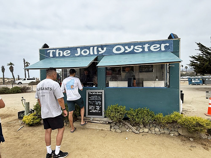 The teal-colored seafood shack that launched a thousand road trips. Simple, unassuming, and home to some of California's finest bivalves.