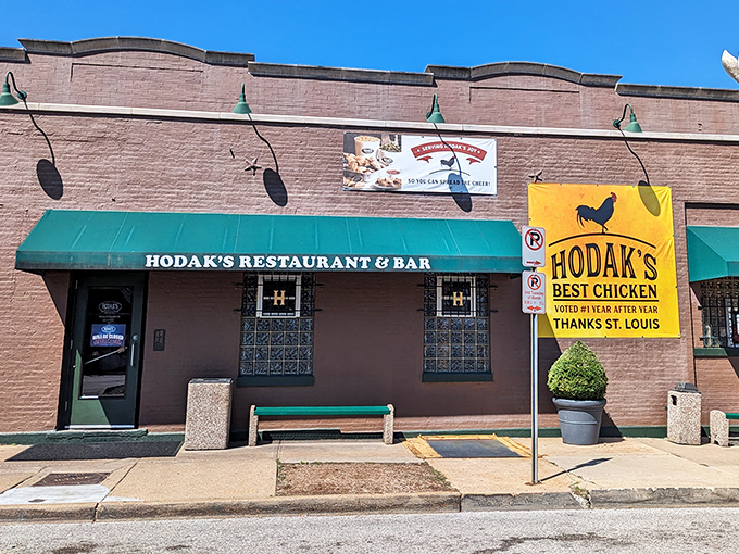 The unassuming facade of Hodak's hides culinary treasures within, like Superman disguising himself as Clark Kent &ndash; but with better fried chicken.