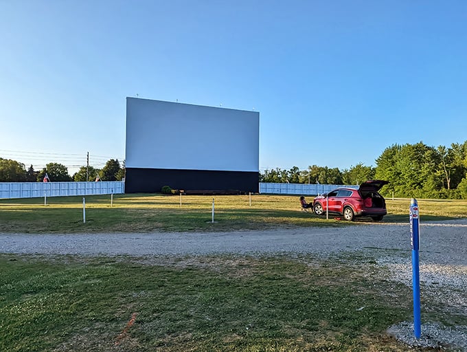 Retro charm meets modern nostalgia at Mayfield Road Drive-In Theatre, where memories are made under Ohio stars.