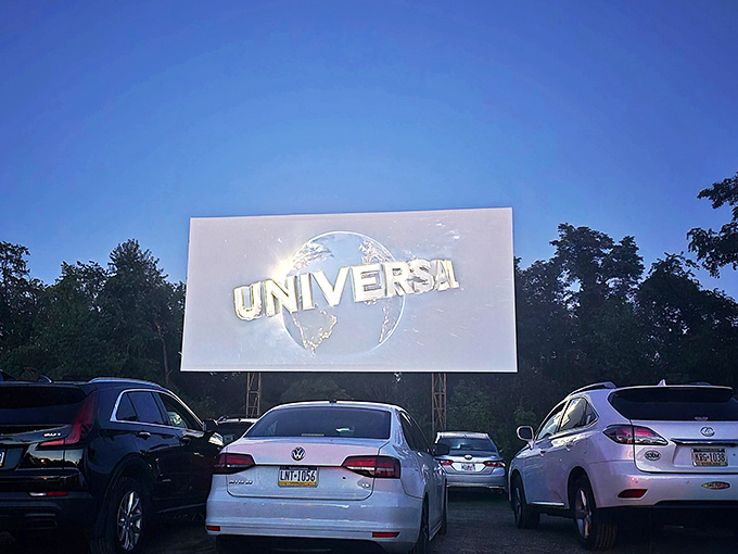 The golden hour at Dependable Drive-In creates that perfect nostalgic glow, where lawn chairs and anticipation become the best seats in the house.
