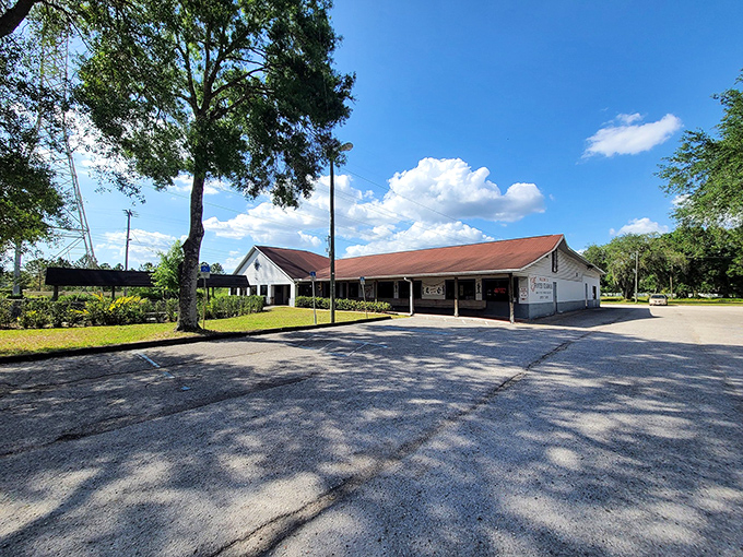Old Florida charm meets Western hospitality in this unassuming exterior that's been drawing carnivores from across the state for decades.