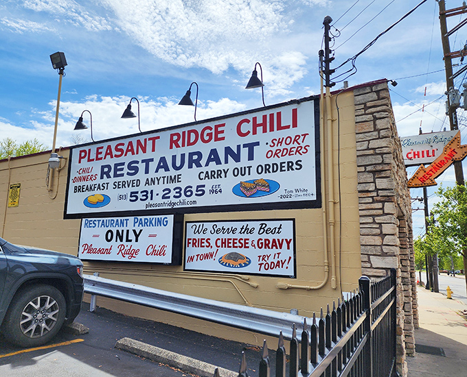 The iconic sign beckons like a lighthouse for the hungry&mdash;breakfast anytime, dinners, and the promise of Cincinnati's most beloved culinary tradition.