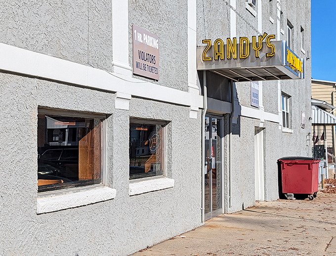 The unassuming gray exterior of Zandy's might not stop traffic, but locals know this modest façade hides Pennsylvania's best-kept cheesesteak secret.