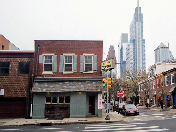 Standing proudly at the corner of 22nd and Cherry, this brick tavern has witnessed Philadelphia's evolution while remaining deliciously unchanged.