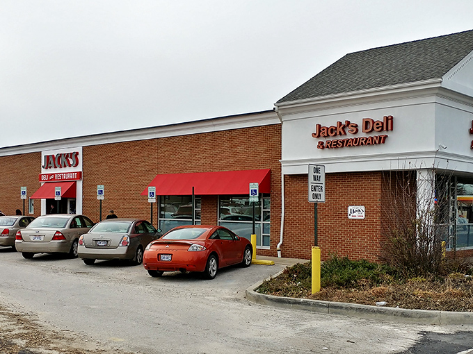 The unassuming brick exterior of Jack's Deli hides culinary treasures within. Those red awnings are like beacons to sandwich lovers throughout Northeast Ohio.