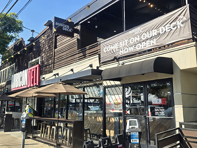 The unassuming storefront that launches a thousand sandwich pilgrimages. Don't let the modest exterior fool you&mdash;culinary greatness awaits inside.