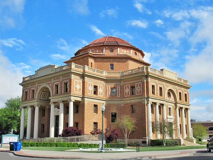 El Camino Real stretches through downtown Atascadero like a ribbon of possibility, with the iconic Carlton Hotel standing sentinel over small-town dreams.