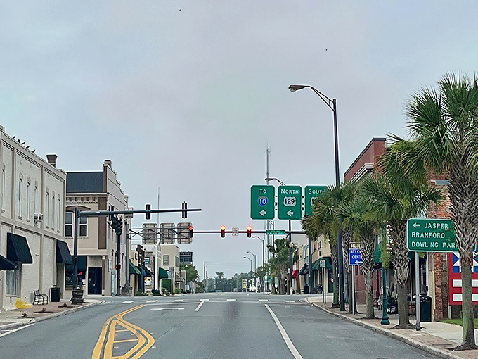 Downtown Live Oak welcomes you with palm trees and historic buildings, where traffic jams last approximately 37 seconds. Small-town charm with big-time character.
