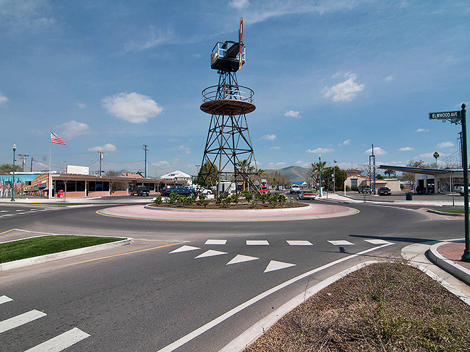 Lindsay's iconic water tower stands sentinel in the central roundabout, a steel guardian watching over a town where your retirement dollars stretch like summer shadows.