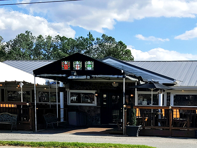 A stone-faced tavern with character to spare, The Piper's stands proudly along a Raleigh street, its orange sign beckoning like an old friend with good stories to tell.