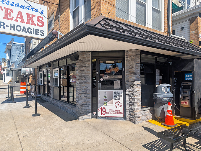 No-frills exterior with serious sandwich cred. This unassuming corner spot has been converting cheesesteak skeptics into believers for decades.