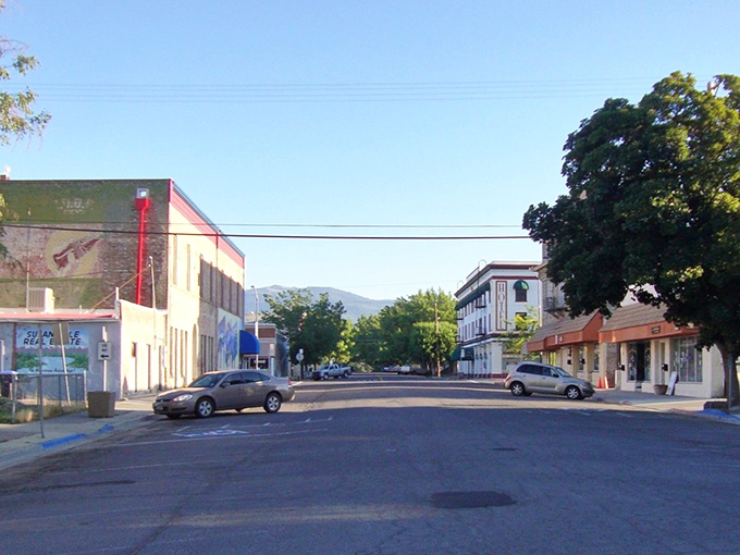 Main Street Susanville offers that quintessential American small town vibe&mdash;wide streets, historic buildings, and mountains framing the scene like nature's own theater backdrop.