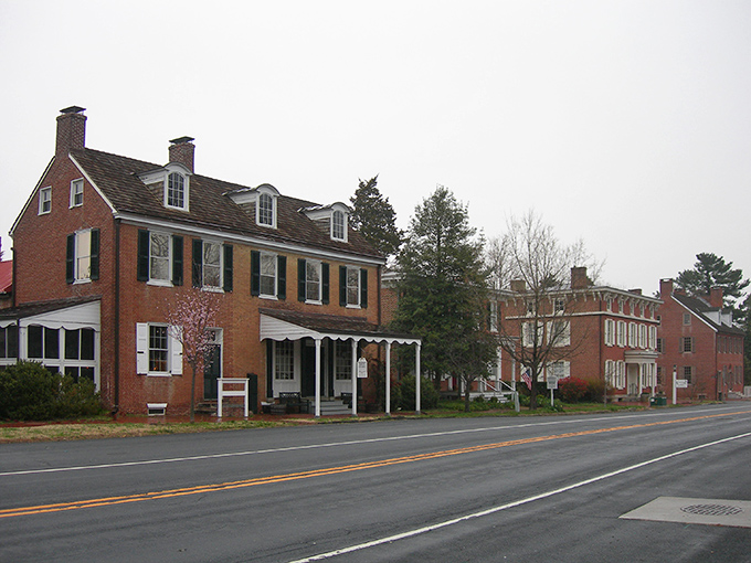 Tree-lined Main Street in Odessa offers a perfect snapshot of small-town charm, where historic homes stand sentinel over unhurried daily life.