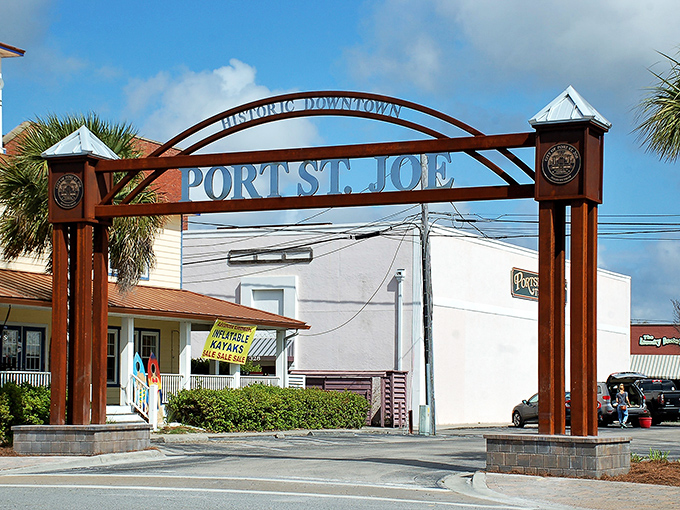 The gateway to Port St. Joe's charming downtown, where Florida's forgotten coast welcomes visitors without the tourist-trap fanfare.