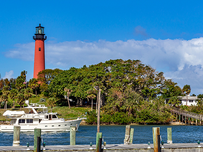 Standing tall since the Civil War era, this coral-colored sentinel has guided ships and now guides stressed-out Floridians to breathtaking views.
