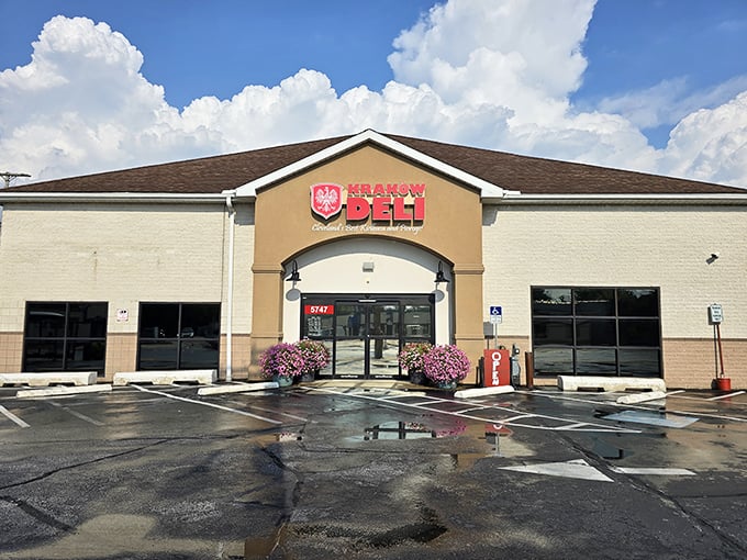 The unassuming exterior of Krakow Deli hides a Polish food paradise within. Like finding a treasure chest in your neighbor's garage.