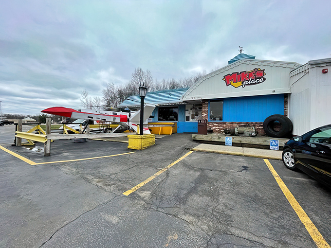 The airplane parked outside isn't a mirage&mdash;Mike's Place in Kent embraces whimsy from the moment you pull in.