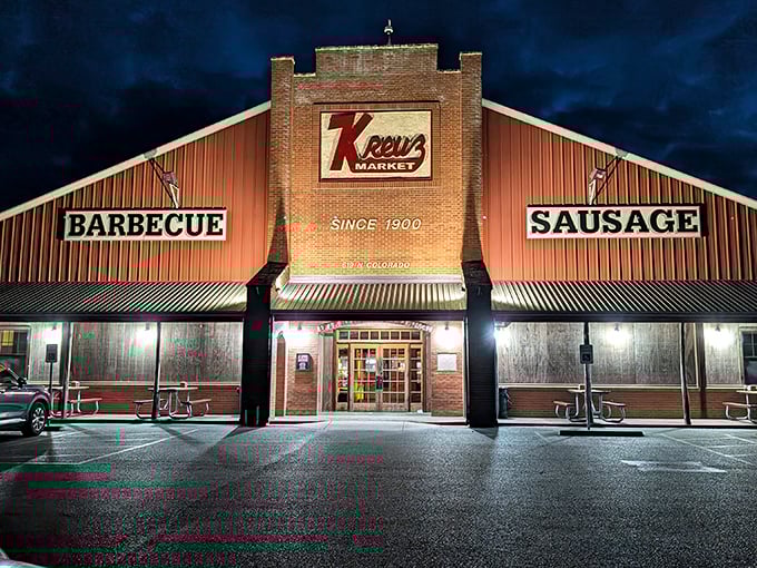 This brick fortress of barbecue stands ready to convert even the most stubborn vegetarians with smoke signals alone.