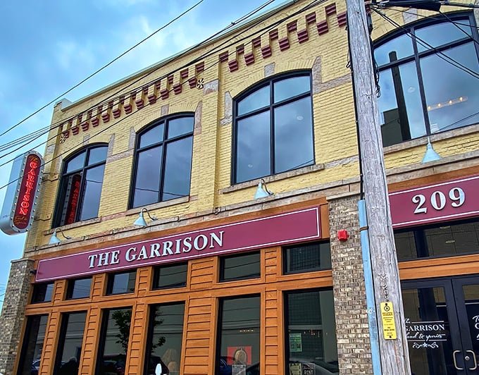 The golden-bricked fa&ccedil;ade of The Garrison stands like a culinary fortress on Fremont's Garrison Street, its burgundy awning beckoning hungry travelers inside.