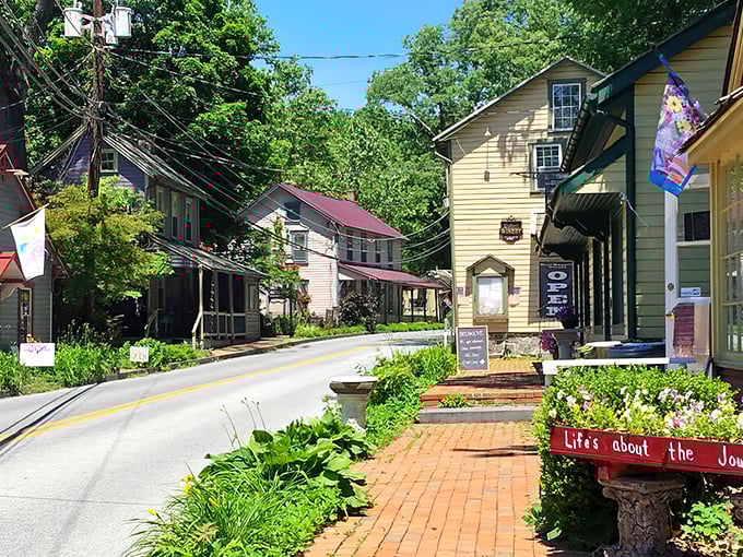 Main Street magic! Saint Peters' charming thoroughfare looks like it was plucked straight from a Hallmark movie, minus the predictable plot.