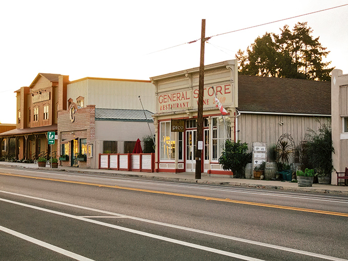 Bell Street stretches before you like a movie set where Westerns meet wine country. The perfect main drag for an afternoon stroll.