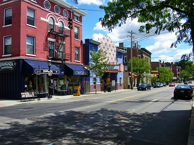 Historic storefronts line Clifton's charming main street, where time slows down just minutes from the breathtaking gorge.