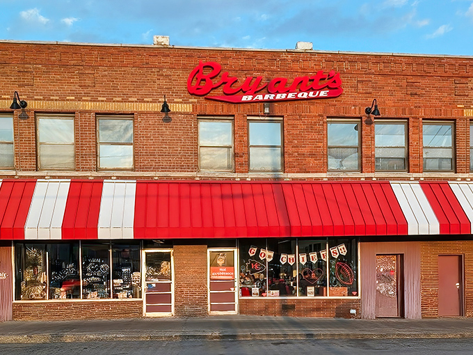 The red and white awning isn't just decoration&mdash;it's a warning sign that your diet plans are about to go deliciously off the rails.